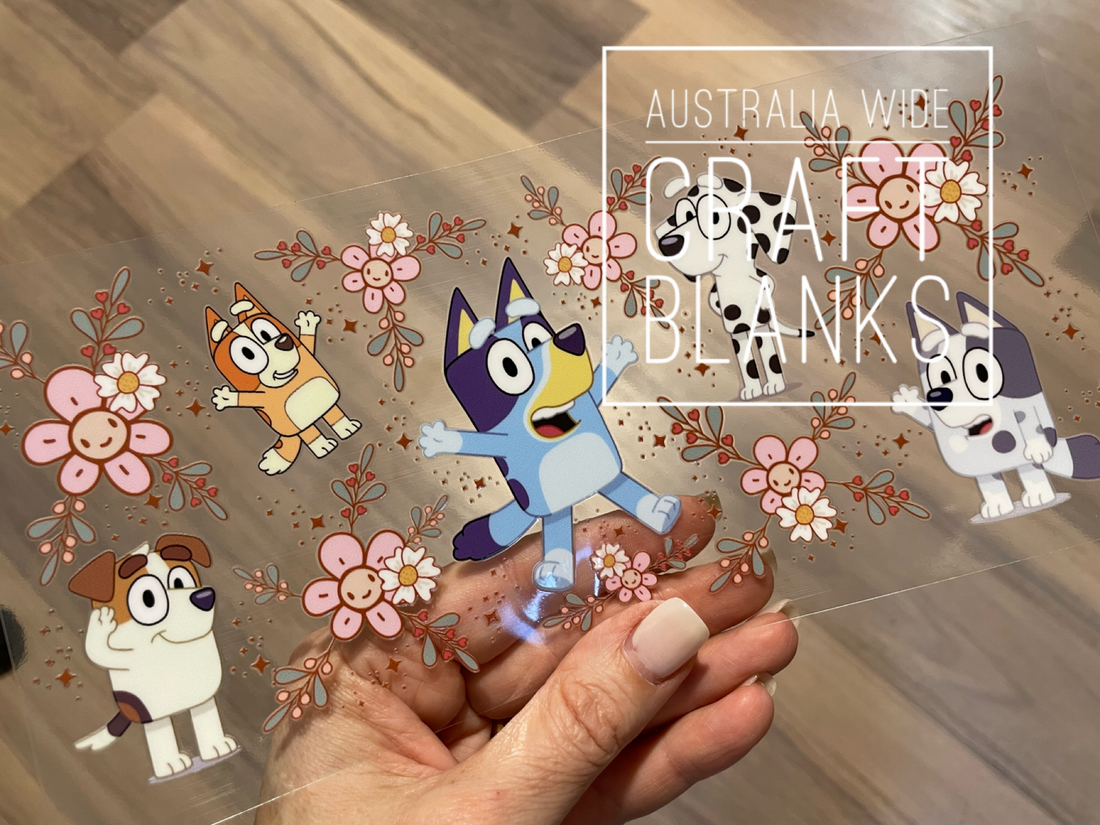Bluey Flowers – Australia Wide Craft Blanks