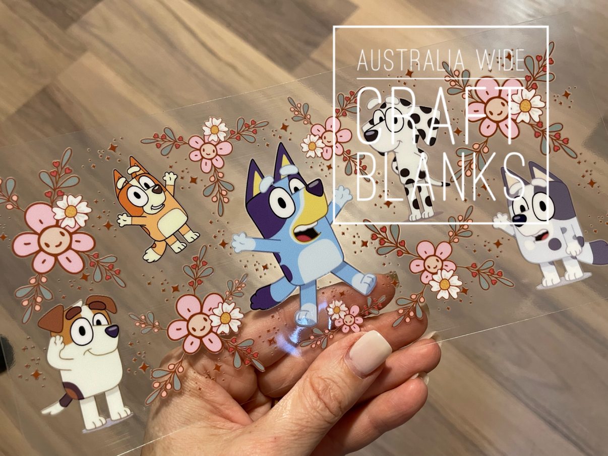 Bluey Flowers – Australia Wide Craft Blanks
