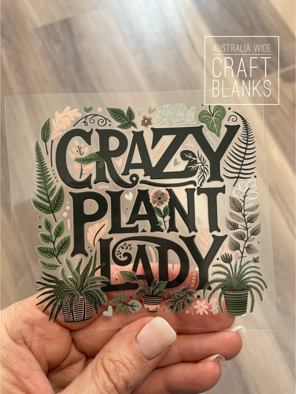 Crazy Plant Lady - Decal – Australia Wide Craft Blanks